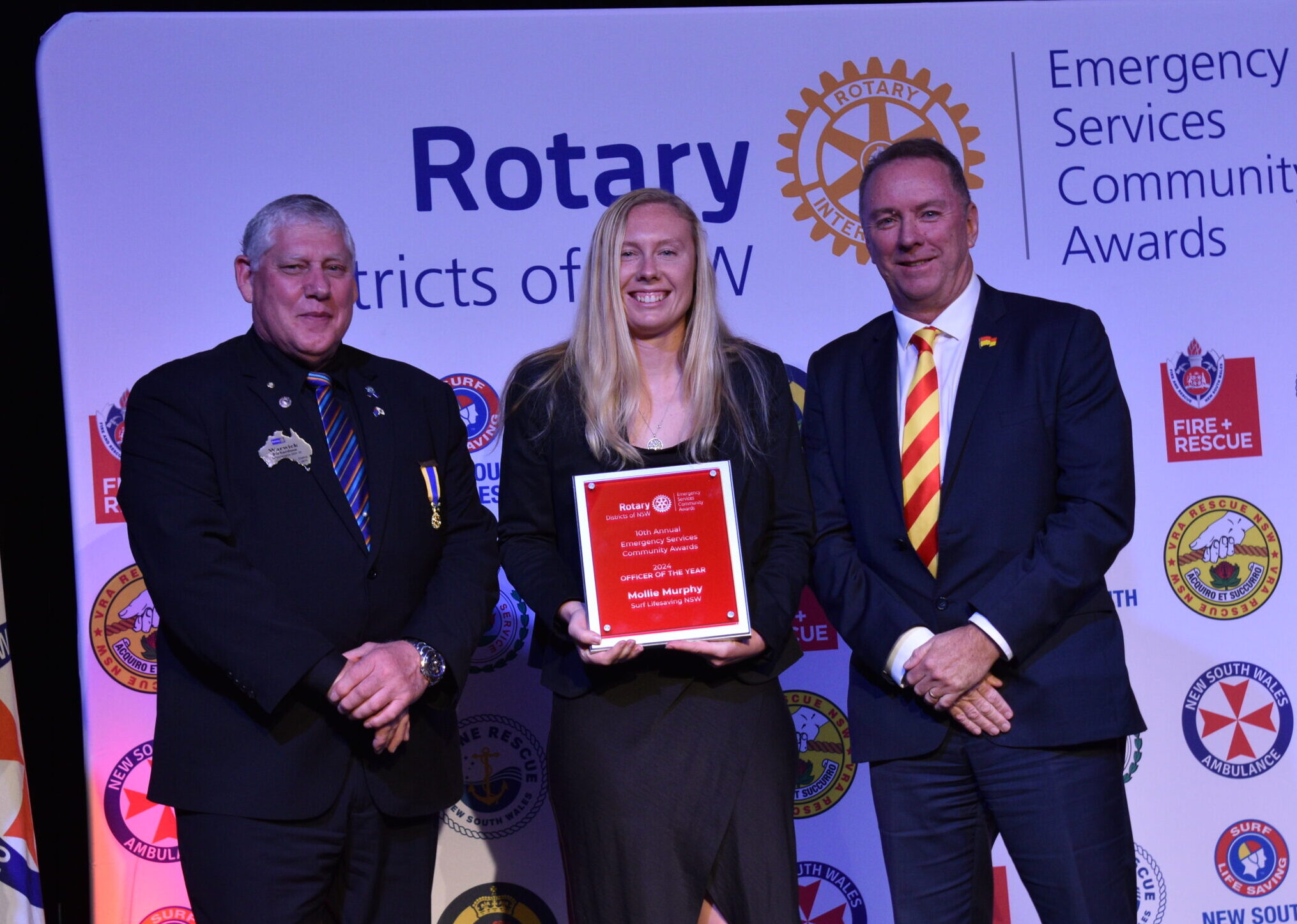 Rotary Awards Recognise Outstanding Lifesavers - Surf Life Saving NSW